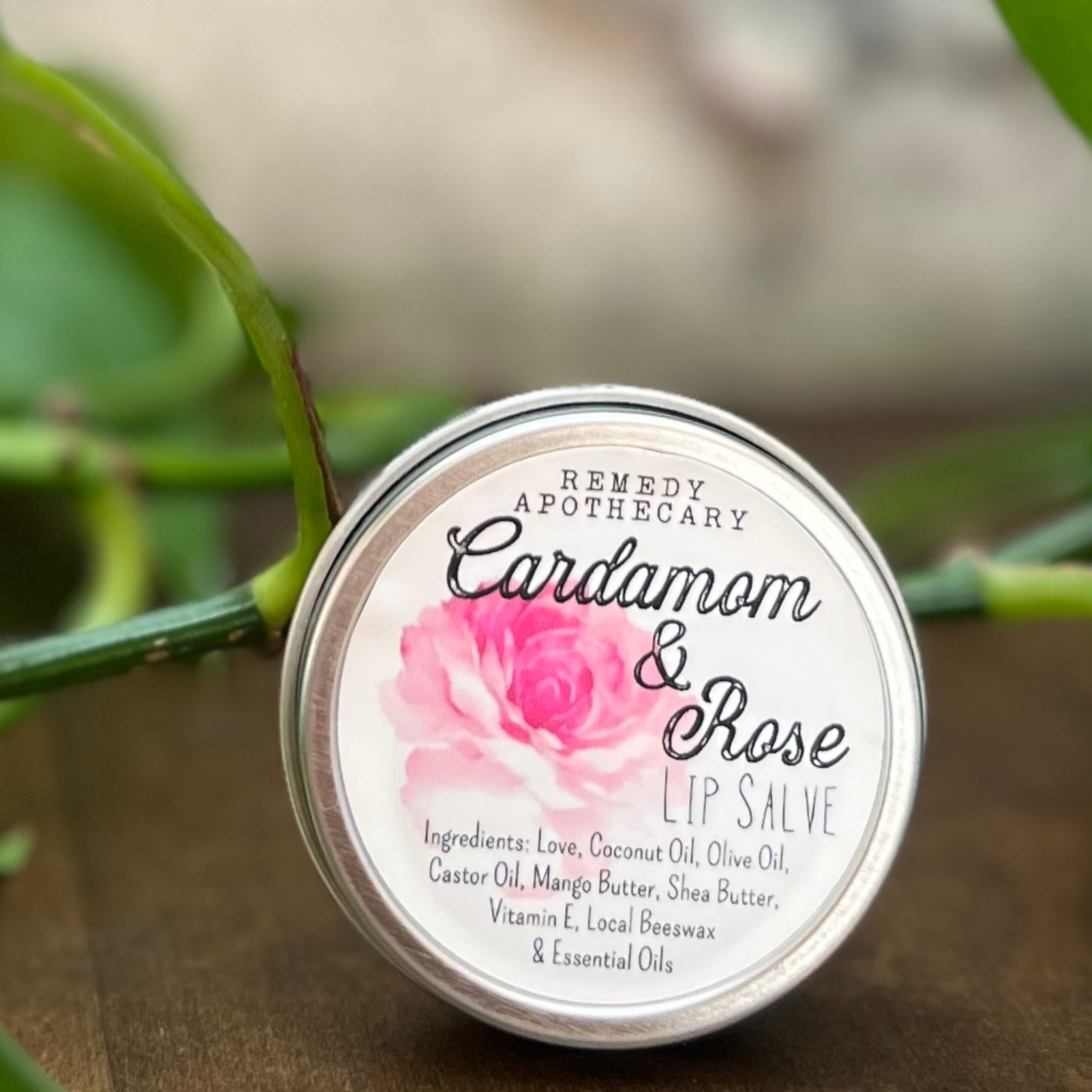 Cardamom & Rose Lip Salve | REMEDY APOTHECARY